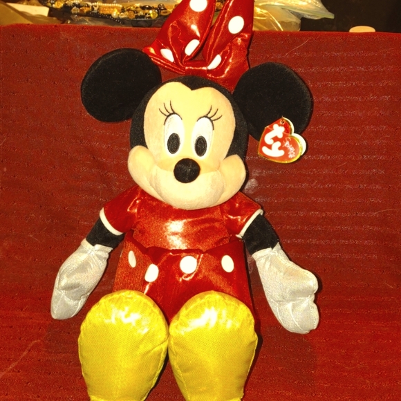 Vintage | Toys | Ty Beanie Minnie Mouse Sparkle7 Inlike New | Poshmark